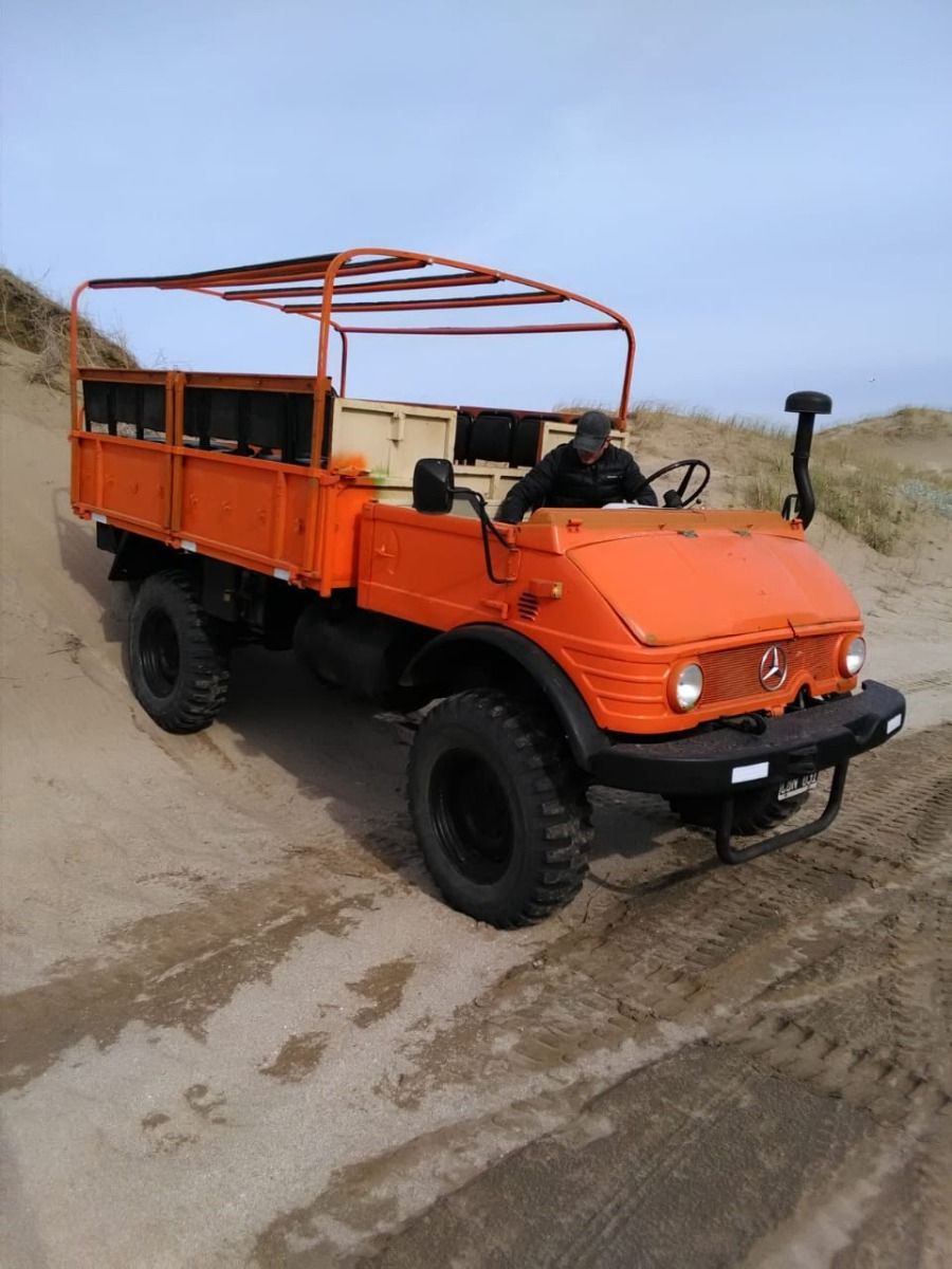 Tour y paseos en Unimog por la playa en Cariló